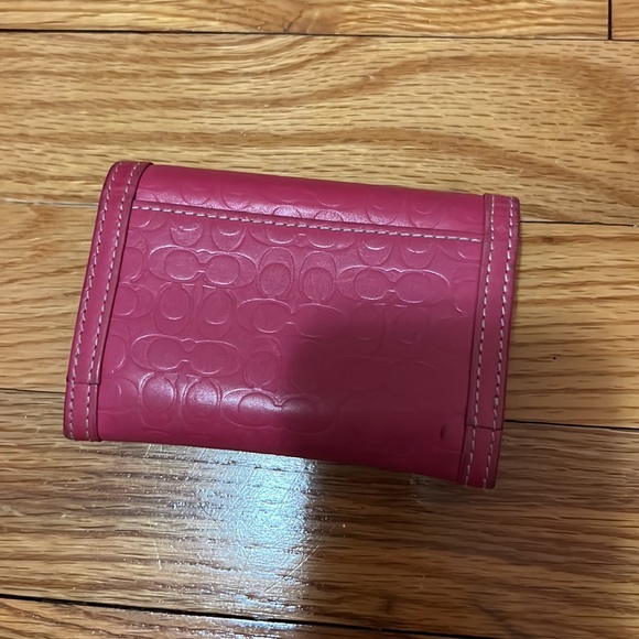 Coach | Bags | Authentic Coach Wallet Pink | Poshmark